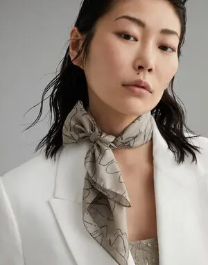 Brunello Cucinelli Pattern-printed Scarf