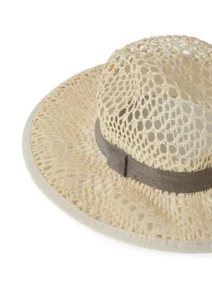 Brunello Cucinelli Monili Embellished Fedora Hat