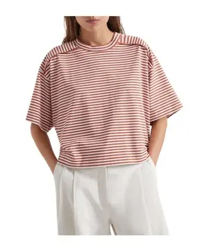 Brunello Cucinelli Striped Crewneck T-shirt
