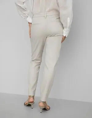 Brunello Cucinelli Mid-rise Skinny Trousers