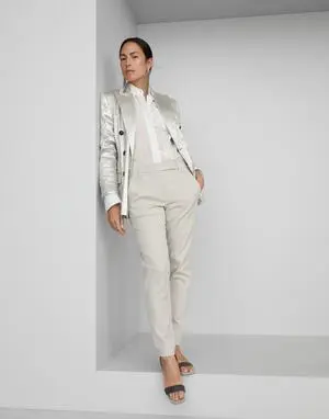 Brunello Cucinelli Mid-rise Skinny Trousers