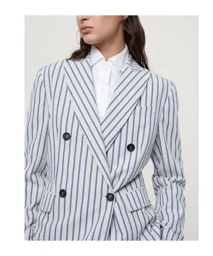 Brunello Cucinelli Striped Cotton Suit