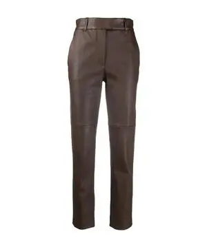 Brunello Cucinelli High-waisted Cropped Trousers