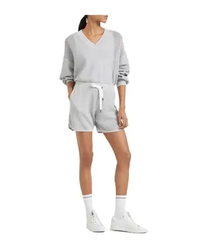 Brunello Cucinelli Sparkling Net Knit Drawstring Shorts