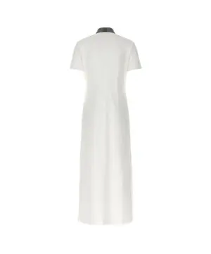Brunello Cucinelli Monile Embellished Polo Dress