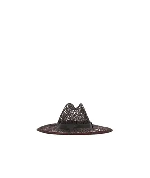 Brunello Cucinelli Open-weave Fedora Hat