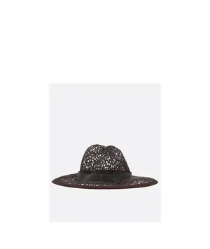 Brunello Cucinelli Open-weave Fedora Hat