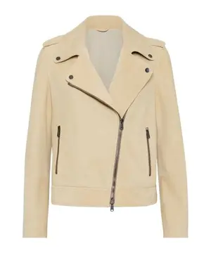 BRUNELLO CUCINELLI Brunello Cucinelli Zip-Up Cropped Jacket