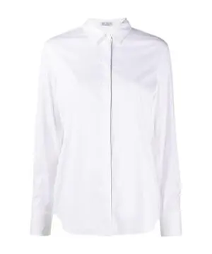 Brunello Cucinelli Monili Embellished Long-sleeved Shirt