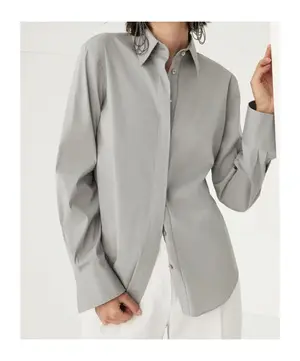 Brunello Cucinelli Bead Embellished Poplin Shirt