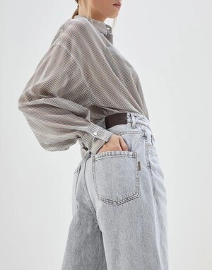 Brunello Cucinelli Faded Boyfriend Jeans