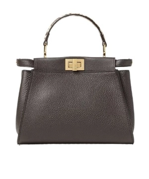 Fendi Peekaboo Cuoio Romano Leather Bag