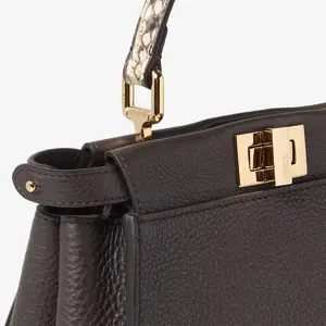 Fendi Peekaboo Cuoio Romano Leather Bag