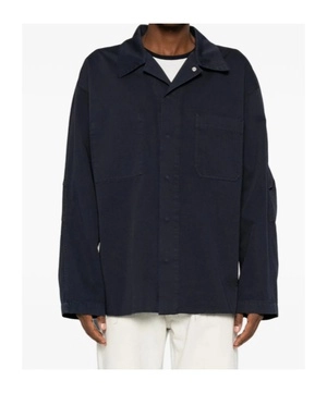 MAISON MARGIELA Concealed-fastening Patch-pocket Shirt Jacket - Black