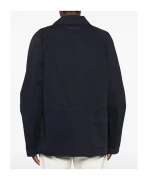 MAISON MARGIELA Concealed-fastening Patch-pocket Shirt Jacket - Black