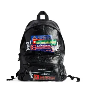Balenciaga Explorer Backpack - Black/multicolor