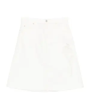 Marni Button-front Skirt With Floral Applique