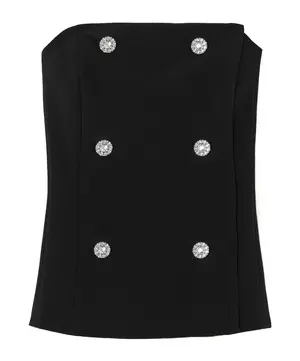 L'Agence Corset-style Embellished Top
