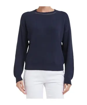 Brunello Cucinelli Long Sleeve Knit Top