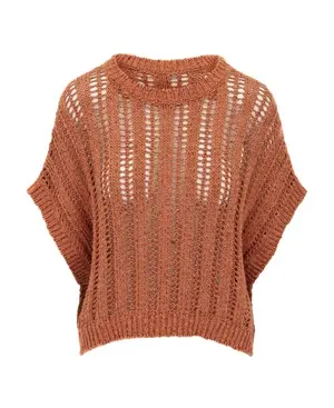 Brunello Cucinelli Round Neck Knitted Top