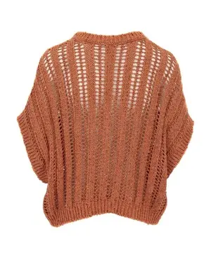 Brunello Cucinelli Round Neck Knitted Top