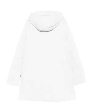 K-WAY Long-sleeved Hooded Coat With Logo Detail