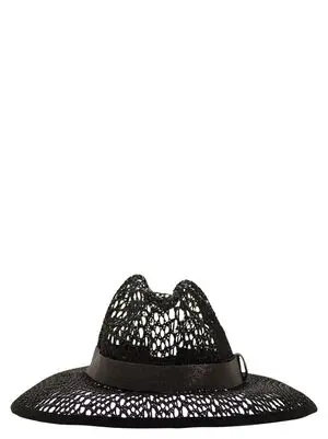 Brunello Cucinelli Hat With Ribbon And Cutouts