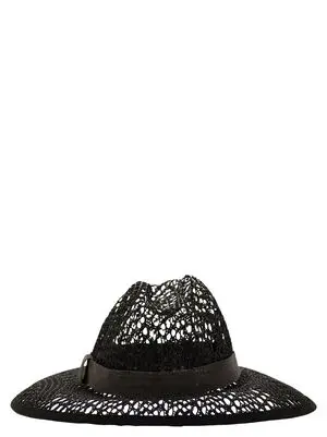 Brunello Cucinelli Hat With Ribbon And Cutouts