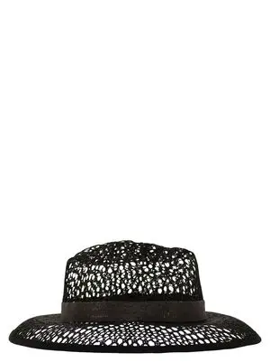 Brunello Cucinelli Hat With Ribbon And Cutouts