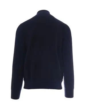Eleventy Cable-knit Zip-up Jacket