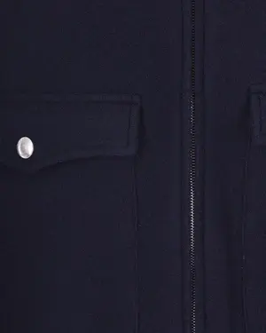 Eleventy Cable-knit Zip-up Jacket