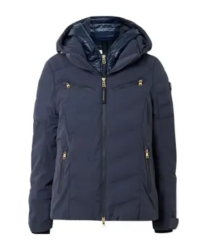 Bogner Kea Hooded Layered Padded Quilted Shell Ski Jacket