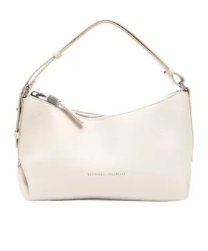 Brunello Cucinelli Logo-stamp Leather Top-handle Bag