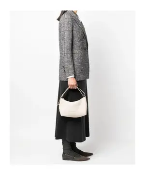 Brunello Cucinelli Logo-stamp Leather Top-handle Bag