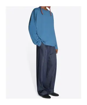 Dries Van Noten Pleated Wide-leg Jeans