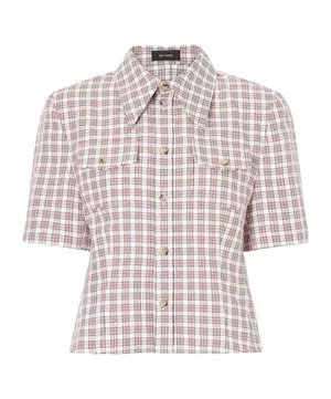 WILLY CHAVARRIA Checked Woven Shirt