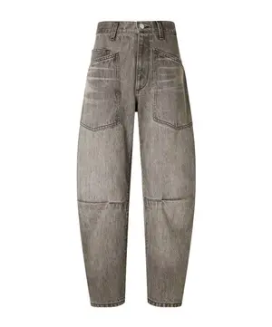 NILI LOTAN Mid-rise Barrel-leg Jeans