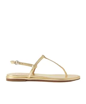 AeydĒ Aeyde Metallic Leather Sandals No