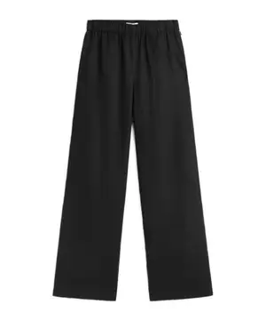 ECOALF Drawstring Wide-leg Trousers - Black