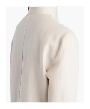 Khaite Ivanna Shirtdress - Cream