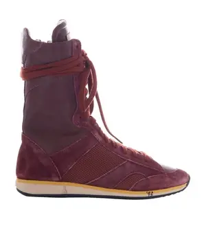 Patrizia Pepe Racing Skin '93 Lace-up Boots - Brown