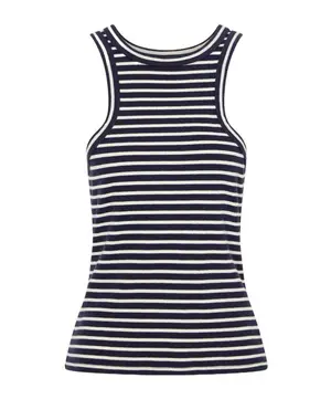 NILI LOTAN Casual Striped Tank Top