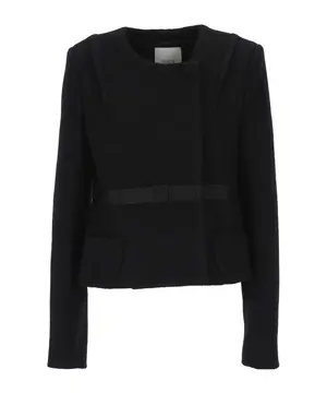 PATOU Long Sleeve Casual Jacket With Belt