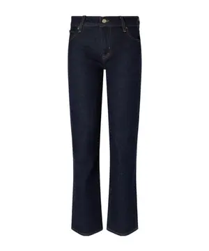 FRAME High-waisted Denim Flared Pants