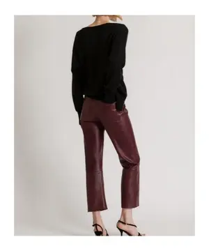 Alberta Ferretti Button-embellished Boat-neck Sweater