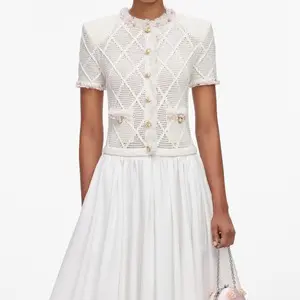 SELF-PORTRAIT Short-sleeved Dress