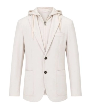 Eleventy Eleventy Long-Sleeved Hooded Jacket No
