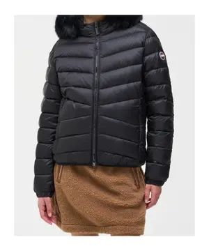 COLMAR Down Jacket With Faux Fur Hood