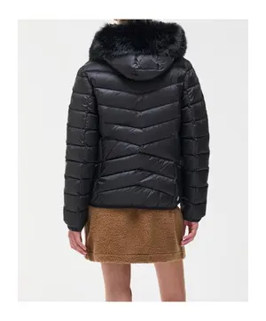 COLMAR Down Jacket With Faux Fur Hood