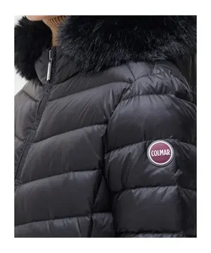 COLMAR Down Jacket With Faux Fur Hood